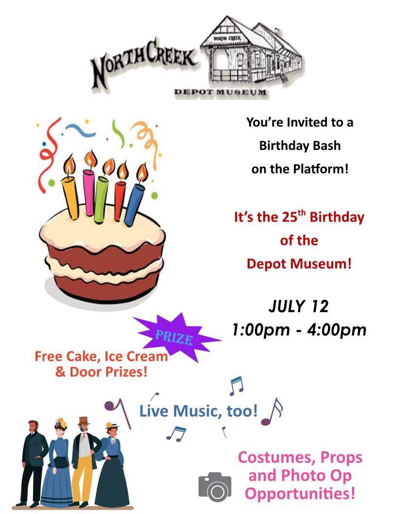Depot Museum 25th Birthday Celebration! - Visit North Creek